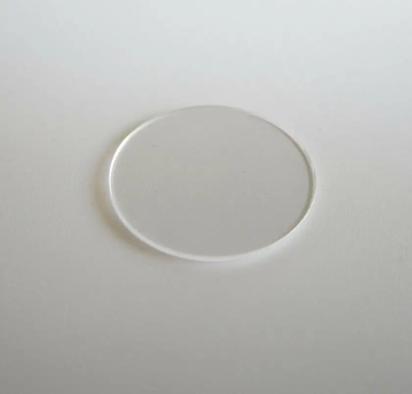 1.0mm Thick Flat Sapphire Watch Crystal 13mm to 23mm Diameter Round ...