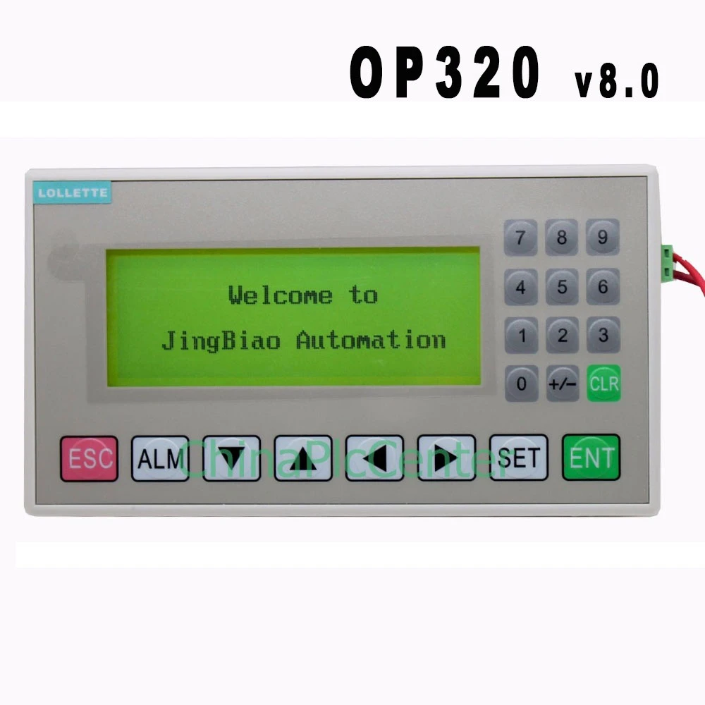 OP320-A V8.0q 4.3 inch Text Display HMI Support 232/485 Communication ...