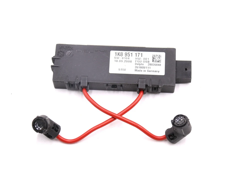 1K8 951 171 8V0 951 자동차 보안 초음파 인테리어 센서, 1K8951171 8V0951177 용|케이블, 어댑터 ...