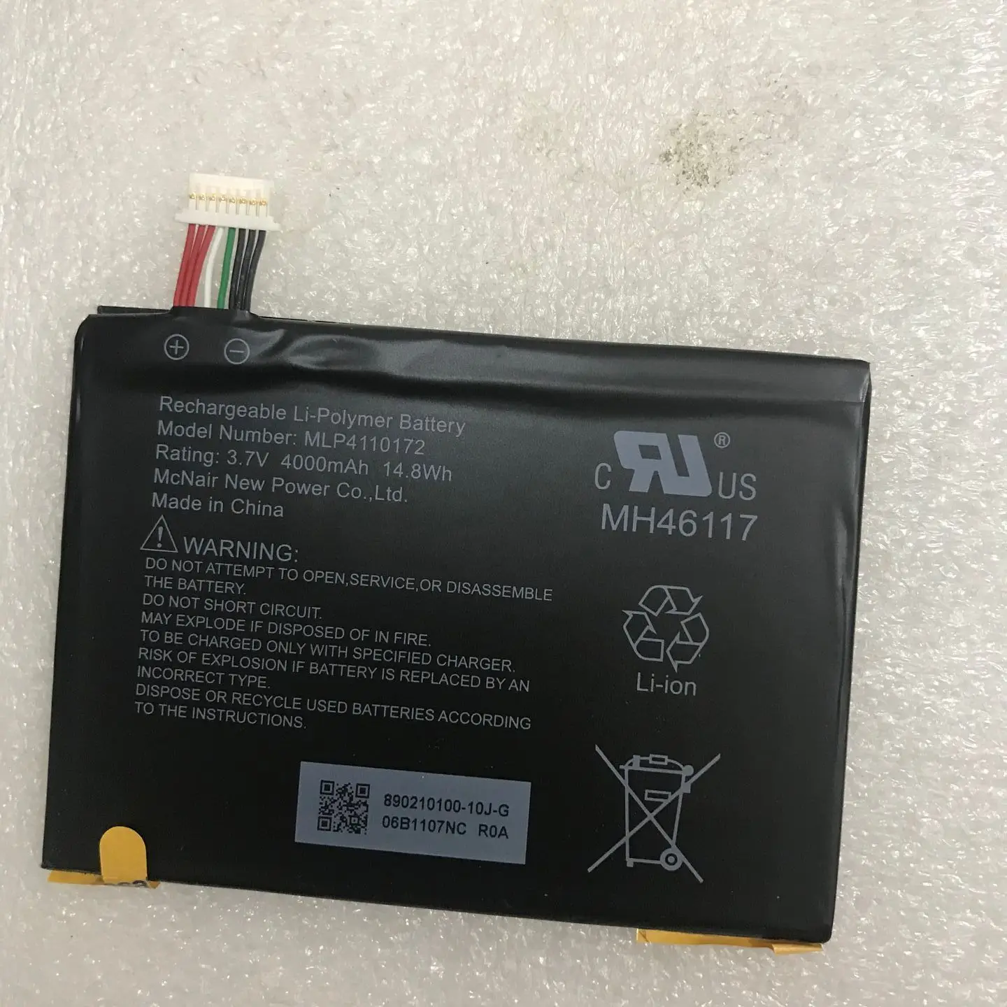 NEW 4000mAh/14.8Wh 3.7V MLP4110172 Battery For The Rand McNally ...