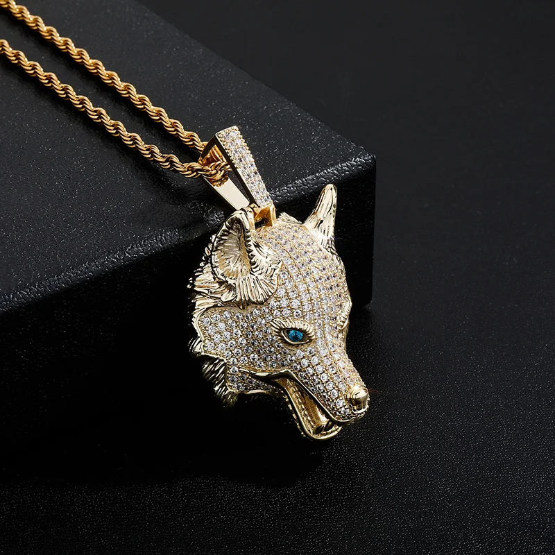 Cool Wolf Necklaces For Men