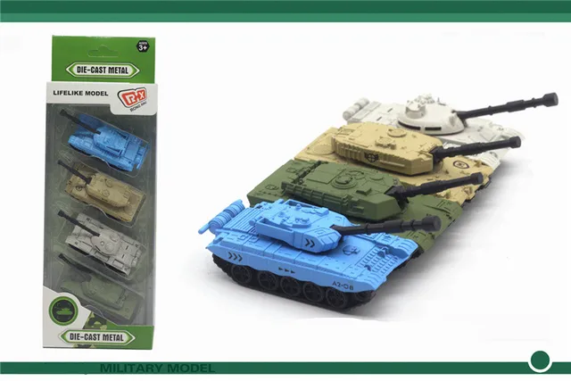 Cast Metal Army Tanks