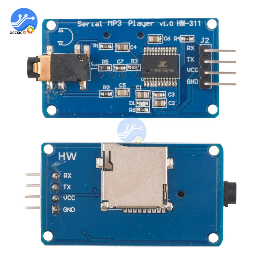 Business & Industrial YX5300 UART Control Serial MP3 Music Player Module For New Arduino/PIC/AVR ...