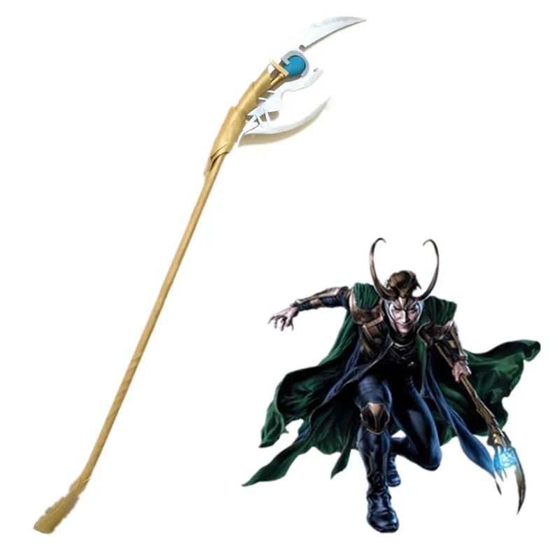 토르 악마의 신 Loki Laufeyson Cosplay Scepter Weapon Prop 장식 할로윈 크리스마스 파티 복제본 ...