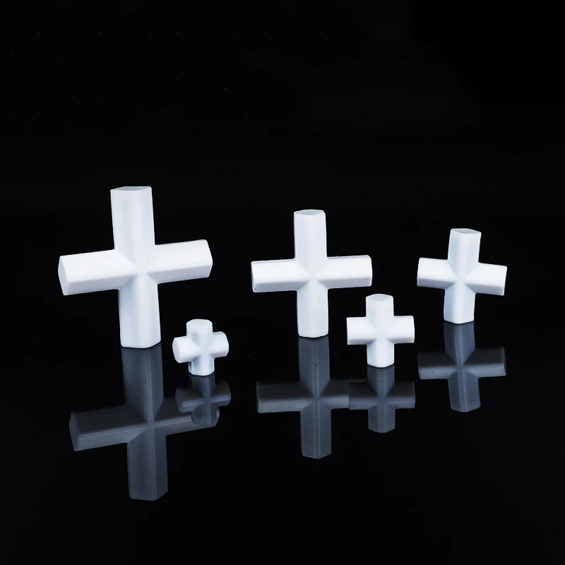 PTFE Magnetic Stirrer Stir Bar Magneton Stirring Rod Mixer White Cross ...