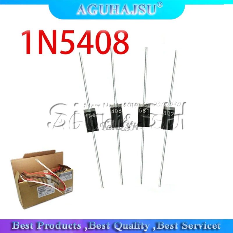 20pcs IN5408 1N5408 3A 1000V DO 27 Rectifier Diode|Diodes| - AliExpress