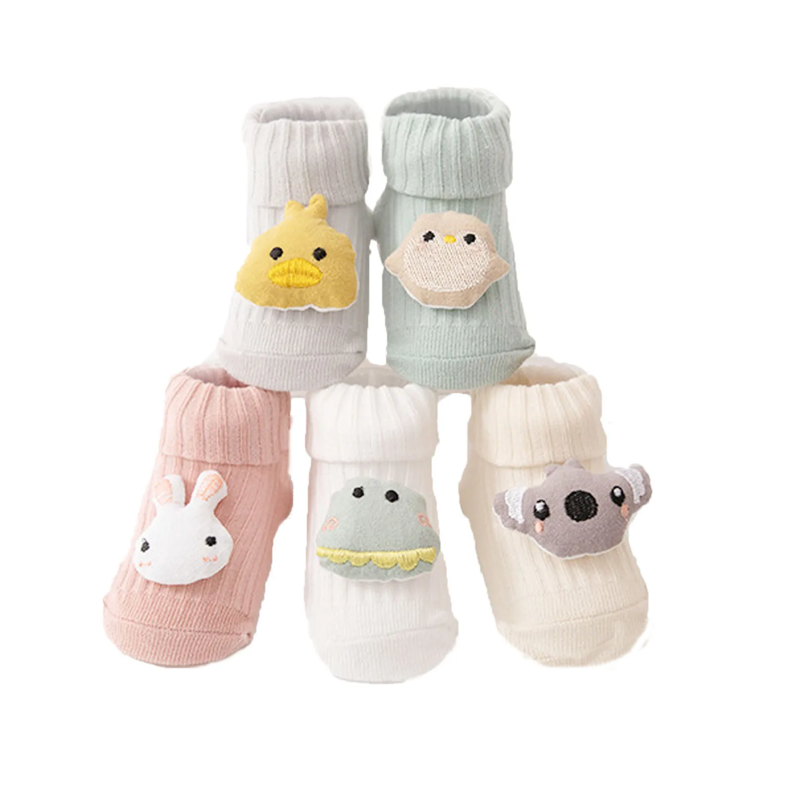 3# 1pair Baby Socks Newborn Infant Baby Boys Girls Cute Cartoon 3d ...