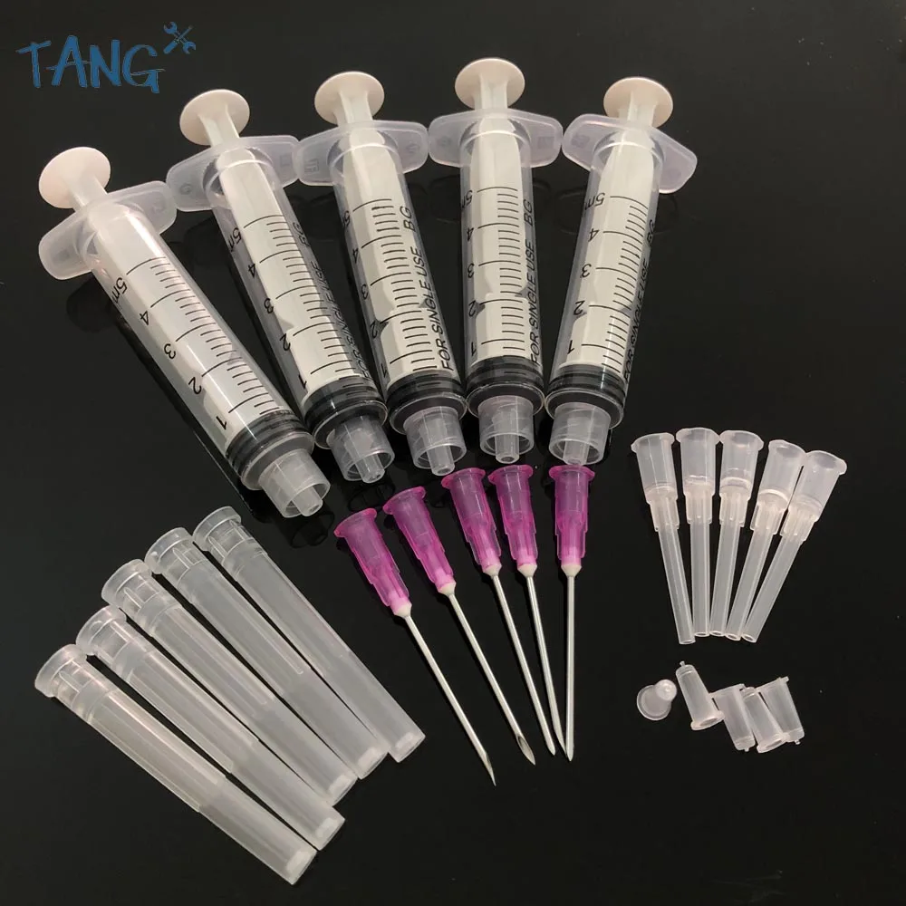 5ml-Transparent-Blunt-Tip-Syringe-With-5pcs-18-ga-Tip-Needle-5pcs-Clear ...