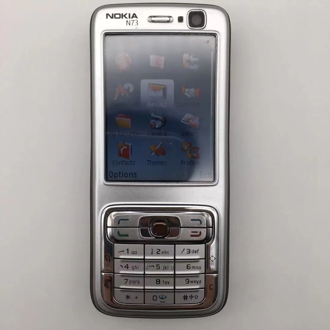 Nokia N73 Refurbished-Original N73 Phone 3G GSM 3.15MP Unlocked N73 English/Arabic/Russian ...