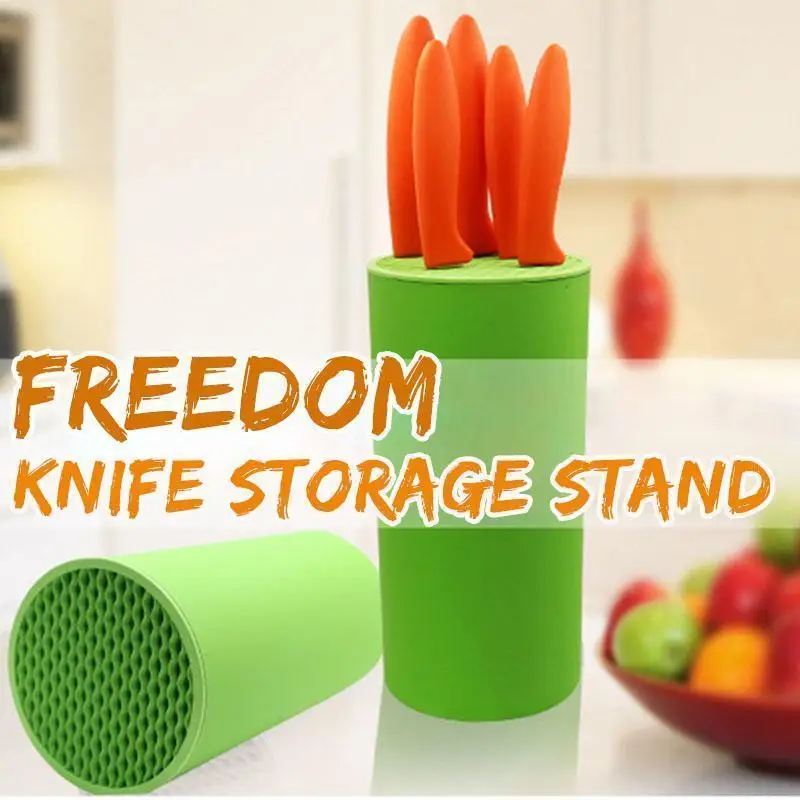 Freedom Knife Storage Stand Kitchen Knife Stand Plastic Multil Holder ...