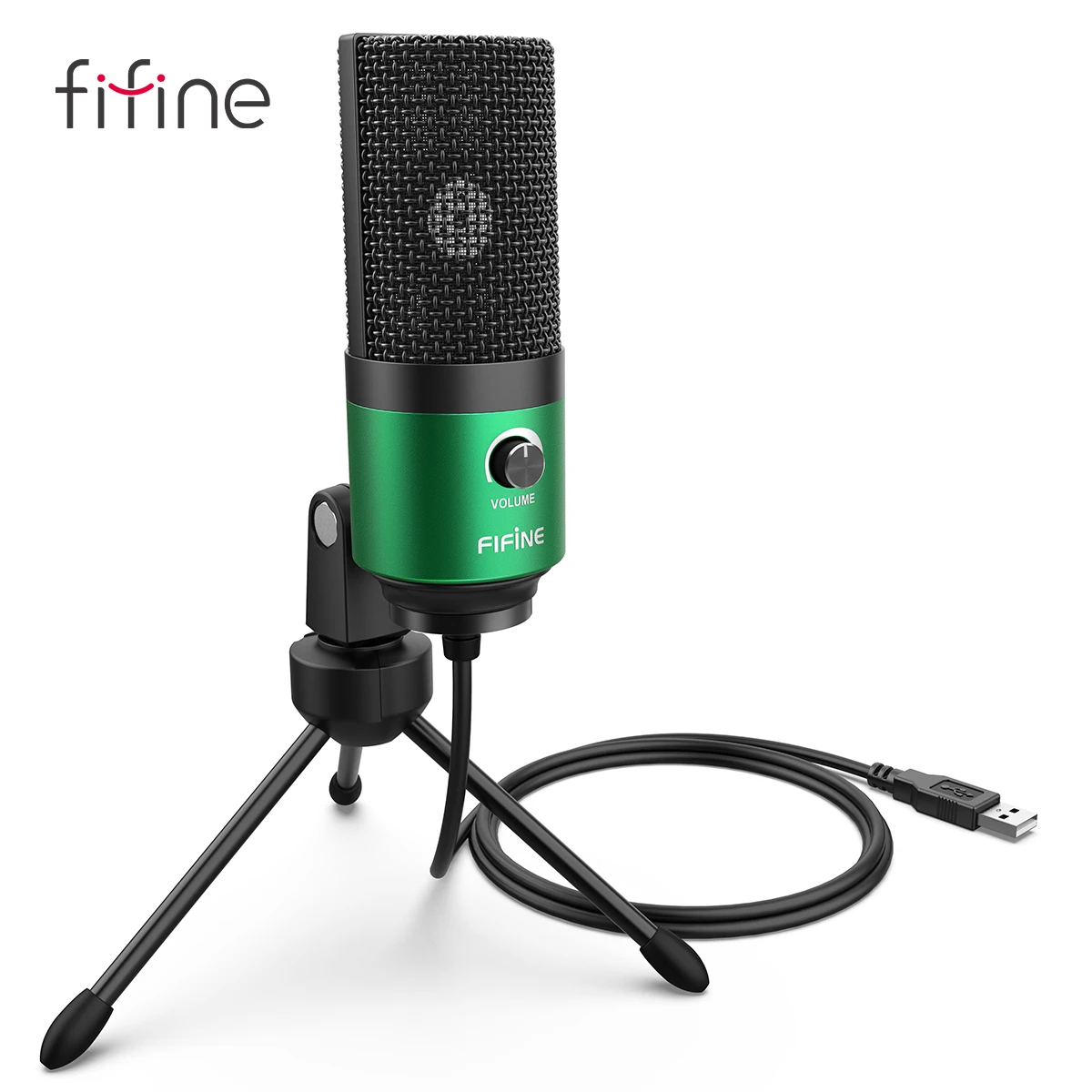 Fifine Usb Metal Microphone,cardioid Recording Mic For Streaming ...