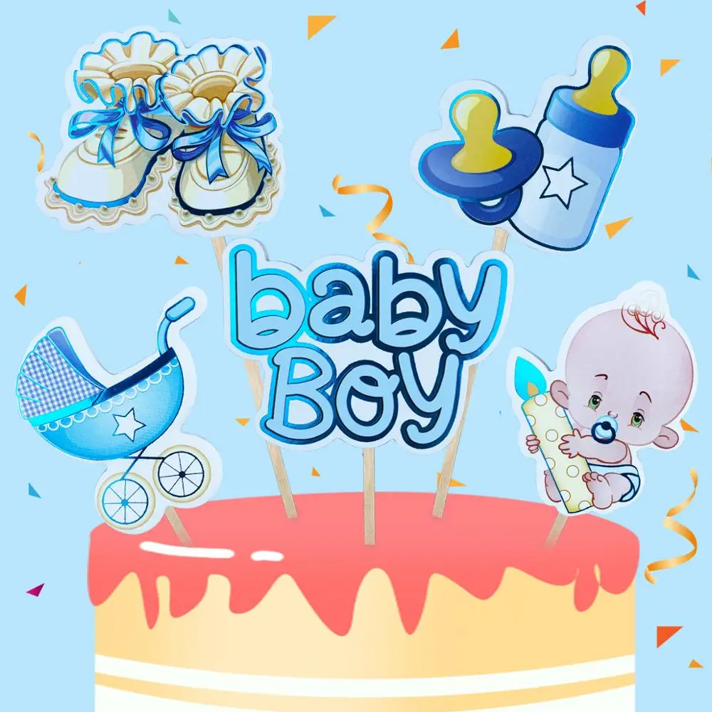 Topper de pastel para bebé niño, Topper de pastel feliz cumpleaños ...