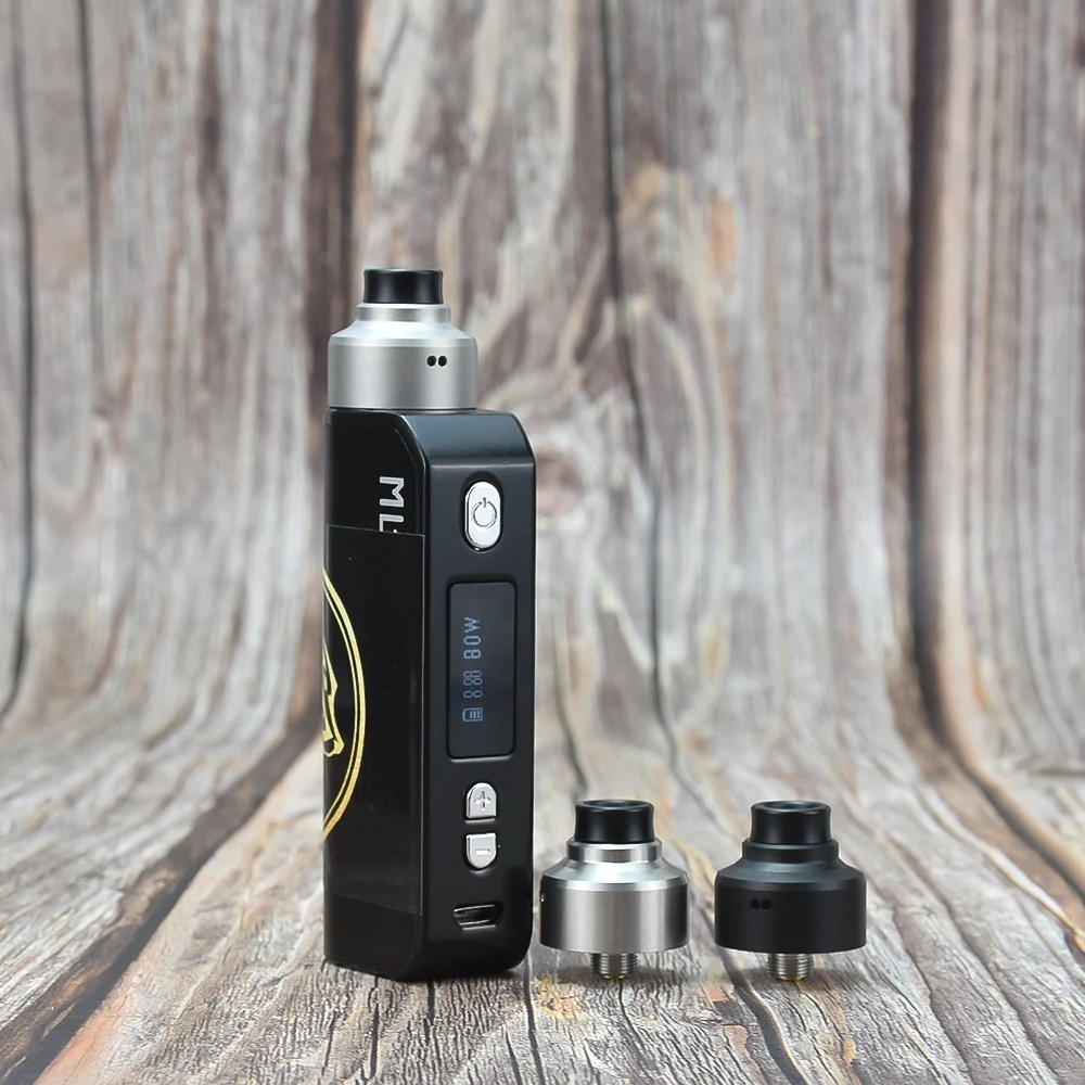 Coolvape 80W Box Mod Vape Kit with Aston rda 22mm Tank 2200 mAh build ...