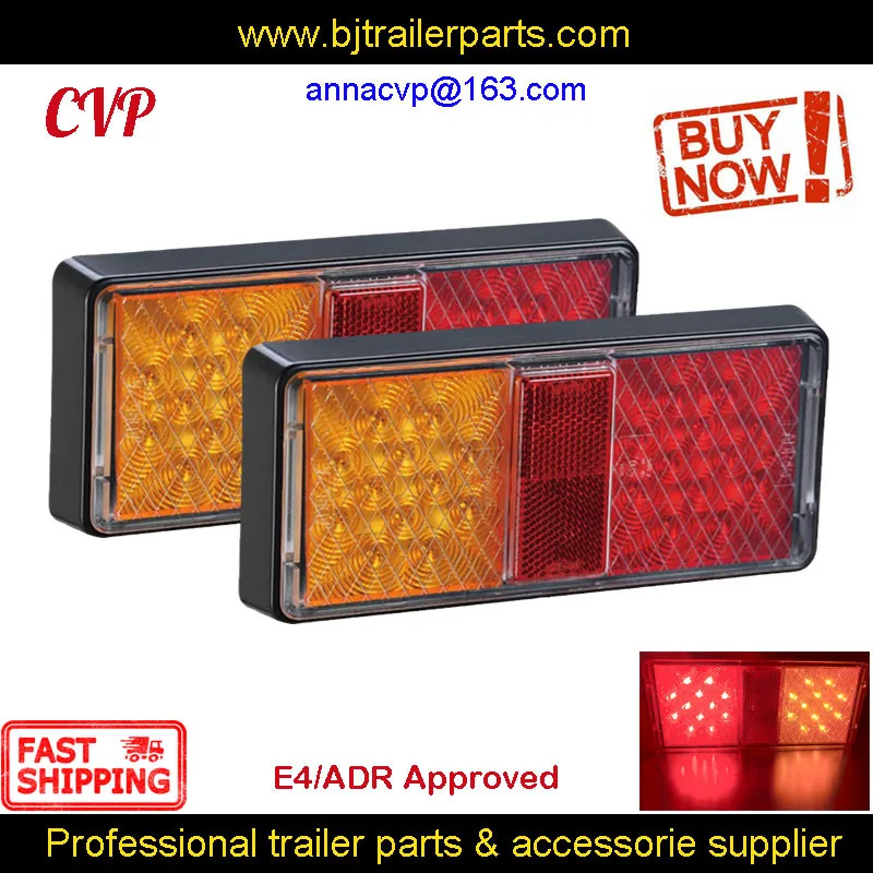 E4 Adr Approved Truck Combination Lamp Trailer Led Lights Tail Turn ...