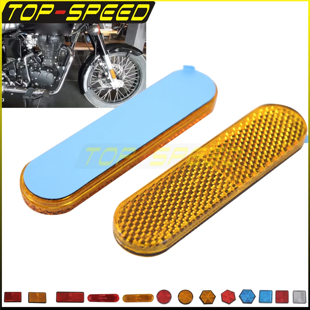 Reflector de seguridad Universal para motocicleta, pegatina reflectante ...