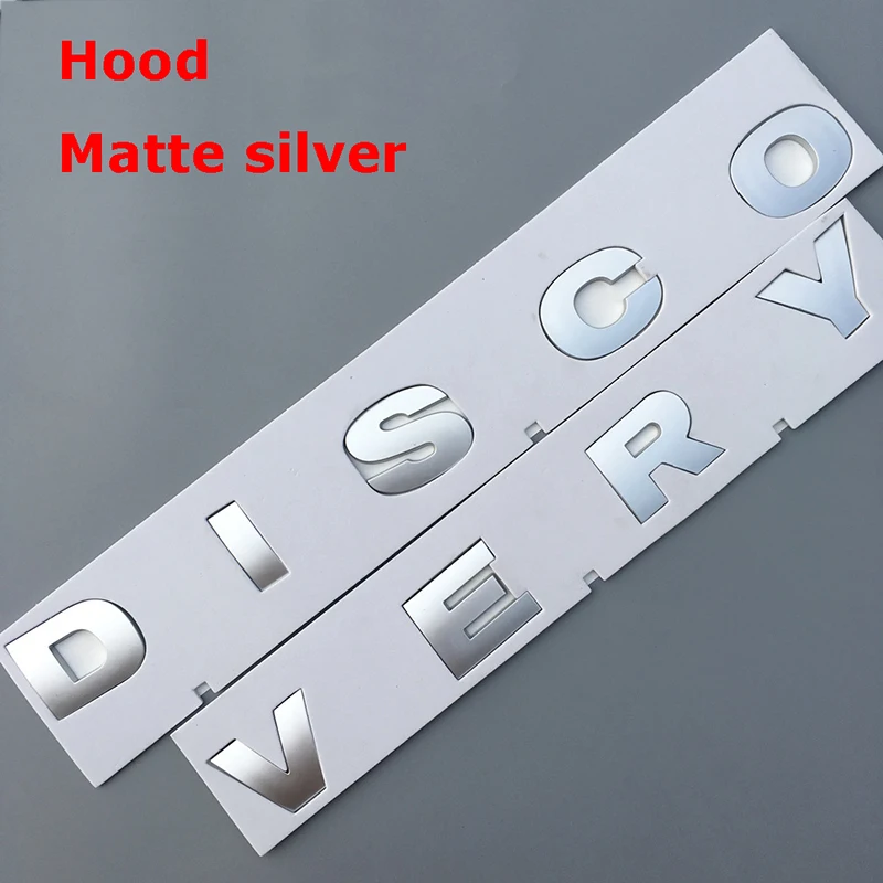 Round Font Letter Emblem Badge Special for DISCOVERY 4 V8 HSE SPORT Car ...