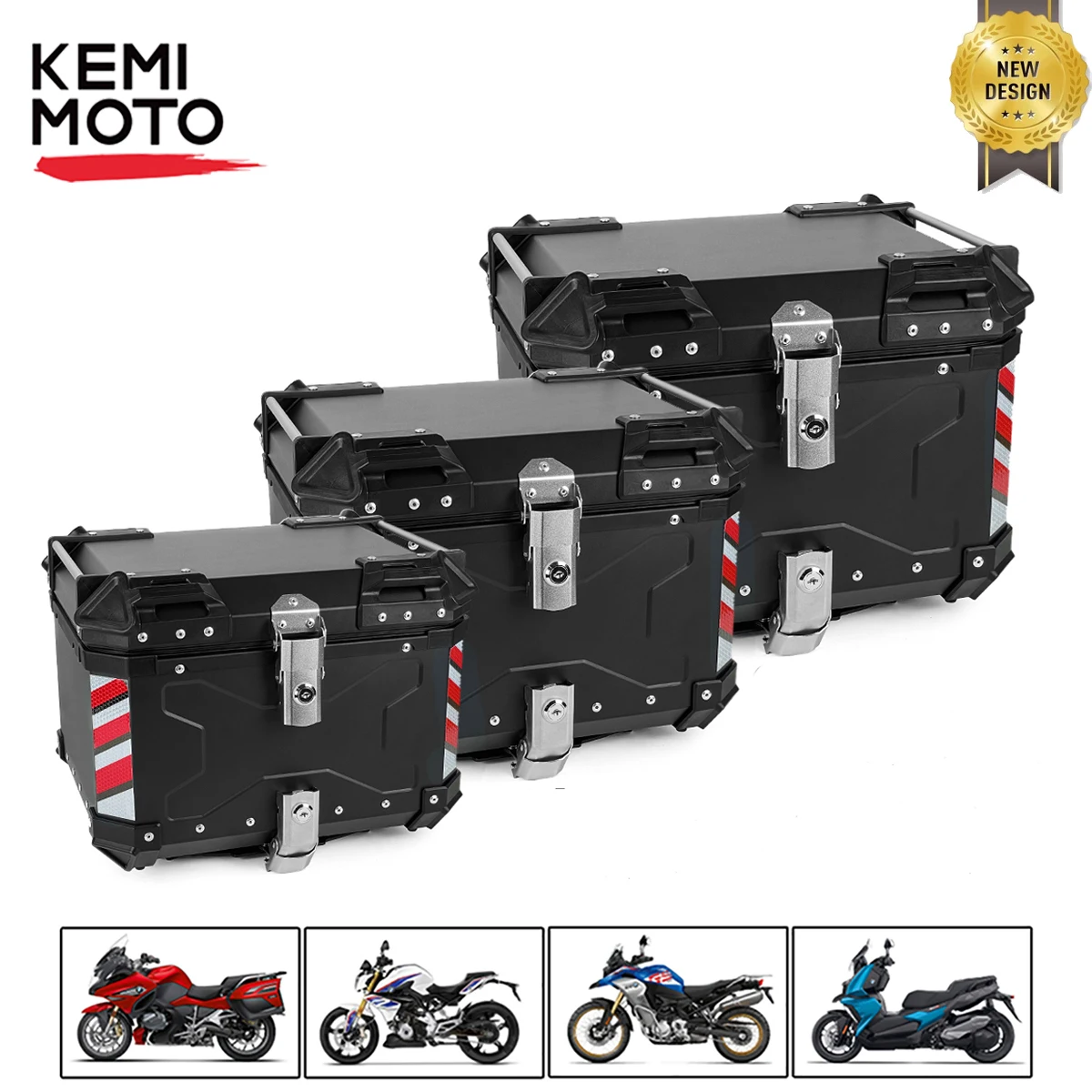Aluminum Motorcycle Helmet Box | Aluminum Lock Trunk | Motorcycle Tool ...