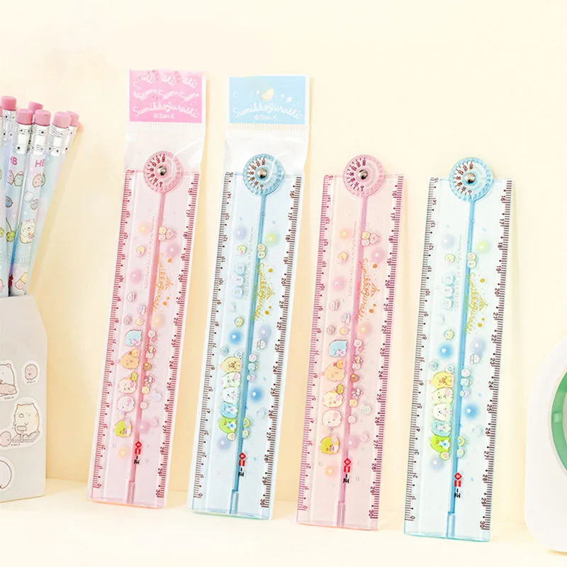 30cm Folding Ruler Can Be Rotated 180° For Easy Storage Cartoon ...