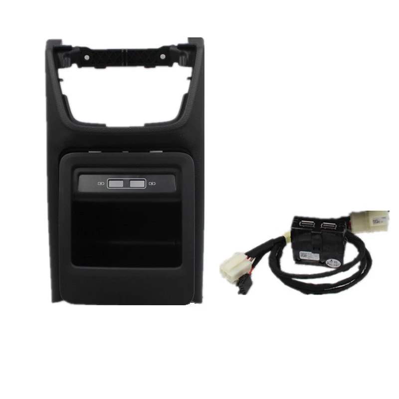 Oem Rear Seat Usb Socket Armerst Usb Adapter For Skoda Octavia 5qd 035 ...