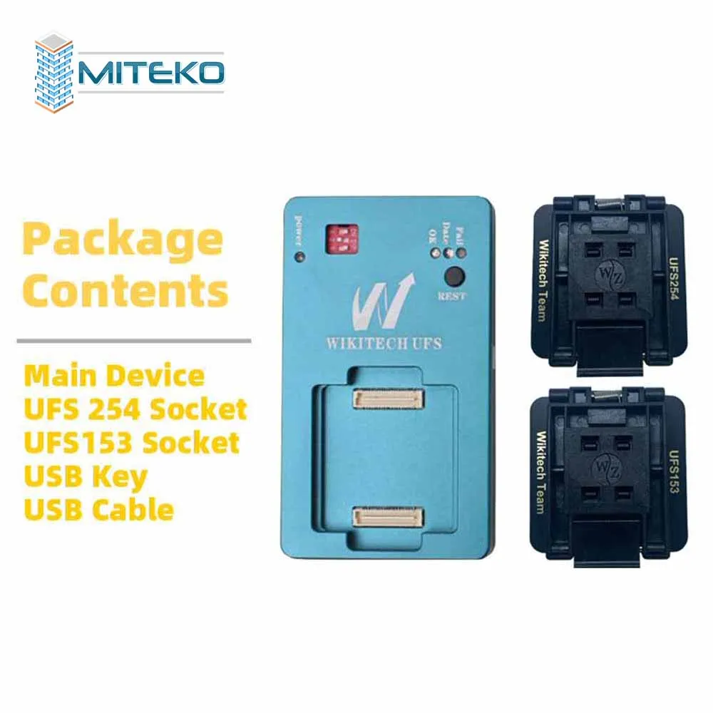Wikitech-ufsプログラマー,ufs254およびufs153 icソケット,2021オリジナル,新品