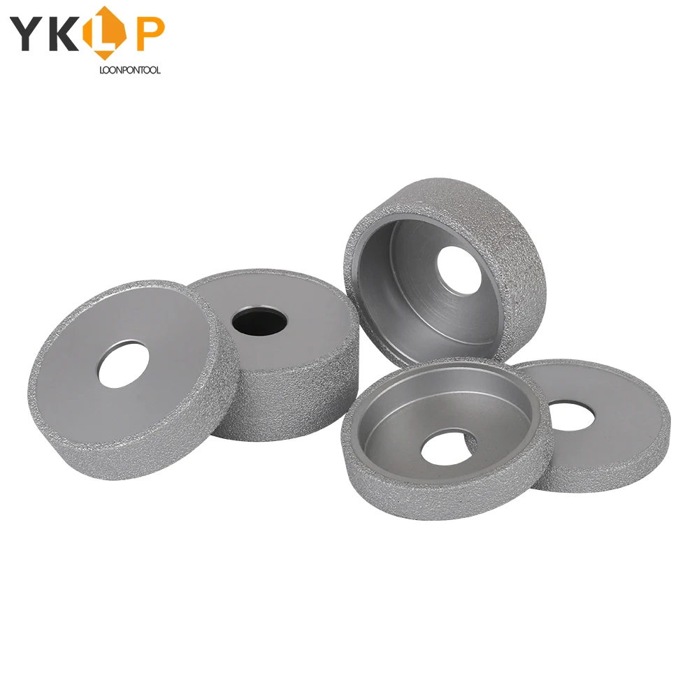 75mm Vacuum Brazed Diamond Grinding Wheel Flat Type Diamond Segment ...