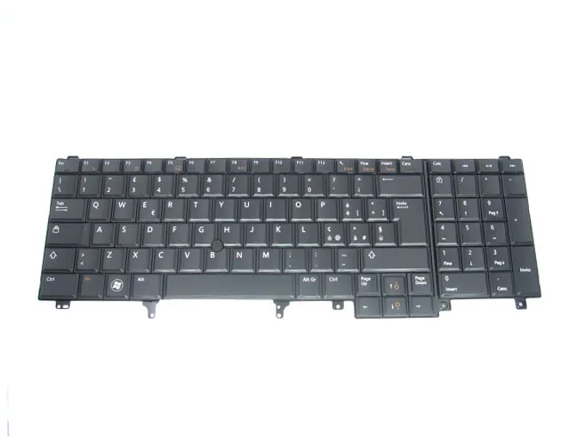Italian Keyboard with Point Stick Orange Function Key for DELL Latitude ...