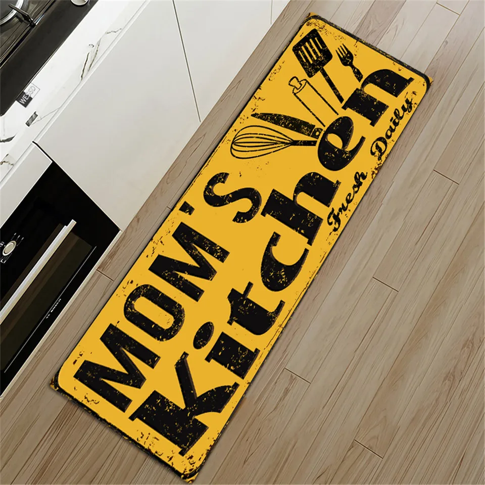 Mom-s-Kitchen-Retro-Funny-Kitchen-Mats-For-Floor-Anti-slip-Washable ...