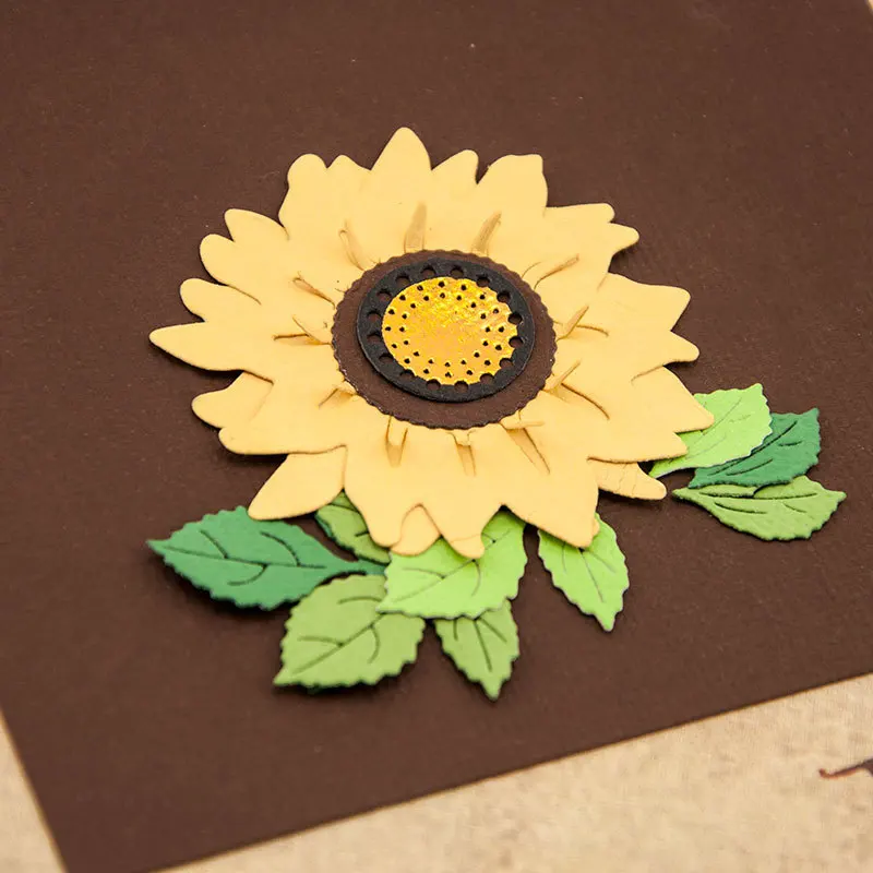 Sunflower Metal Cutting Dies New 2020 Flower Craft Dies Cut for ...
