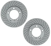Genuine Front Disc Brake Rotors Kit For Porsche Cayman Boxster ...