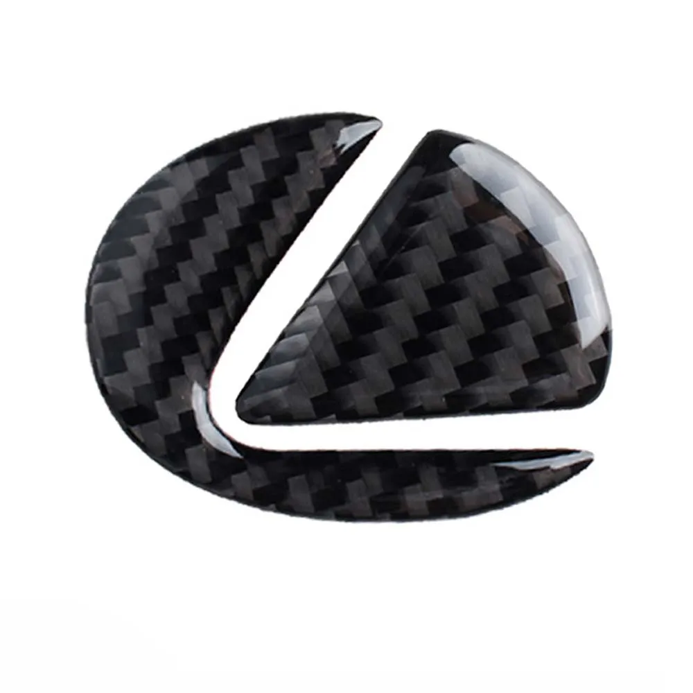 High-Quality-Carbon-Fiber-Car-Steering-Wheel-Emblem-Styling-Stickers ...