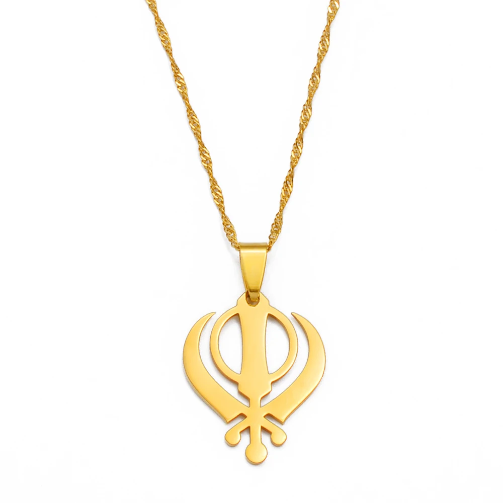 Sikh Khanda Necklace