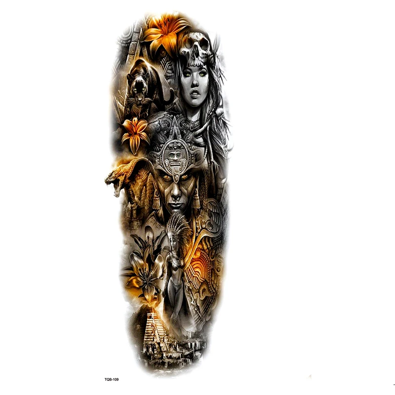 Aztec Pyramids Tattoos Drawings