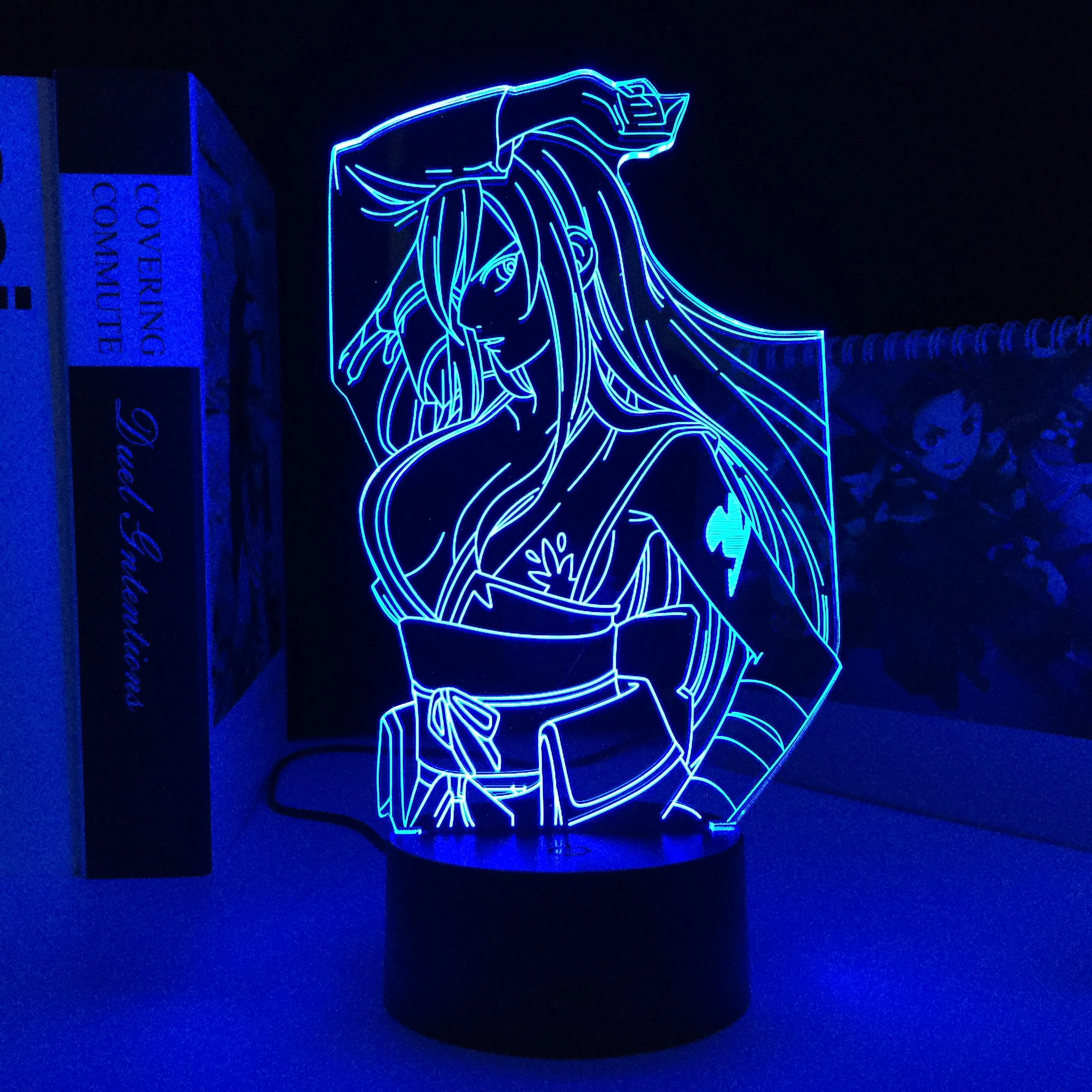 Erza Scarlet Led Nightlight For Child Bedroom Decor Night Light ...