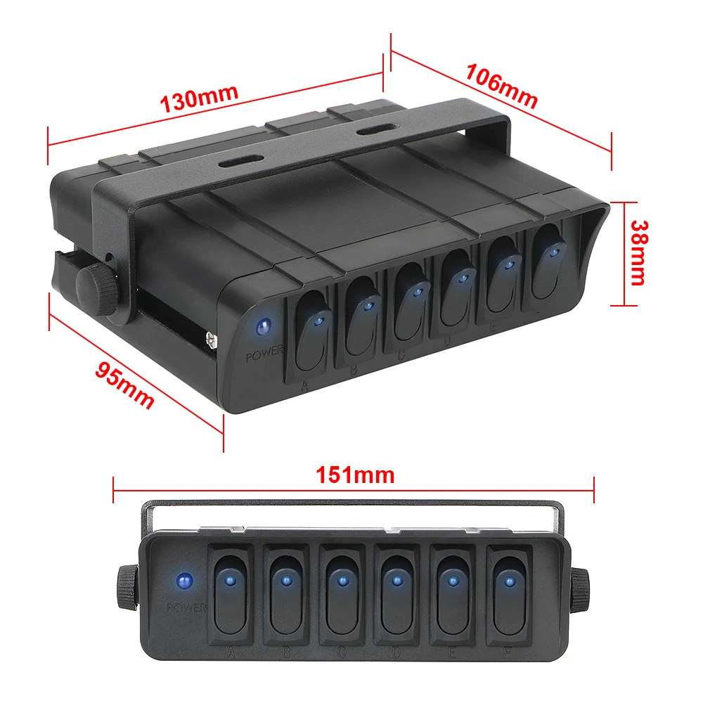 Jeep Toggle Switch Panel