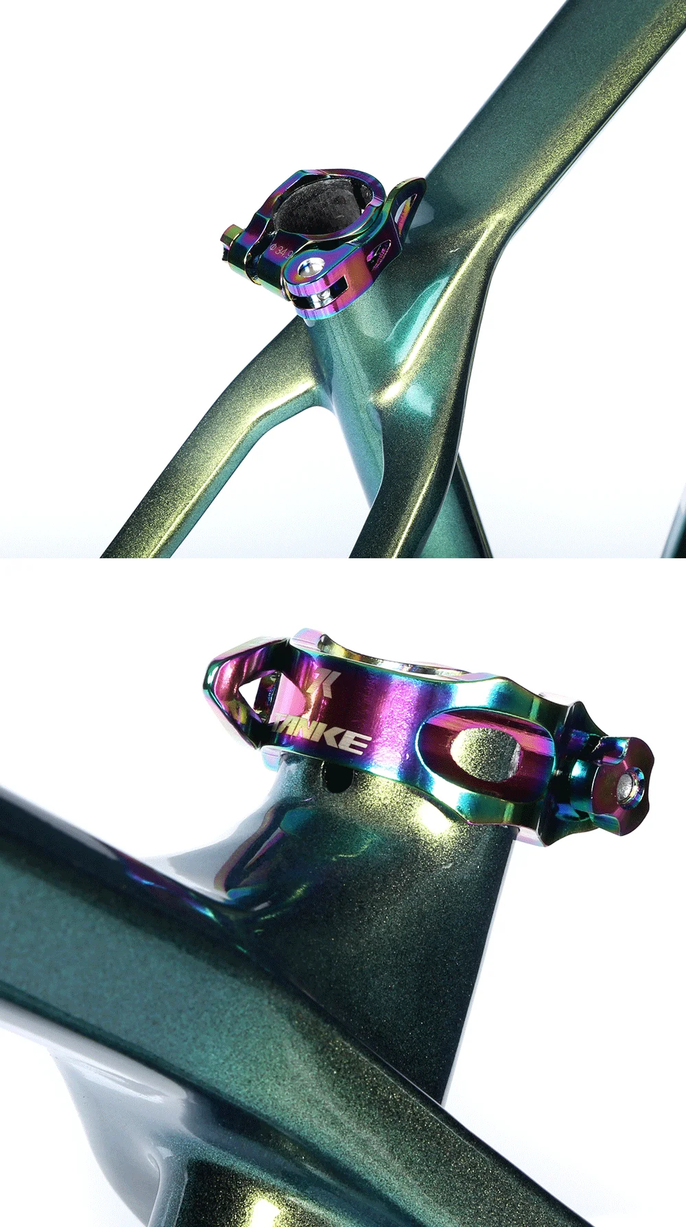 Зажим для подседельного штыря велосипеда TANKE, алюминиевый сплав ...