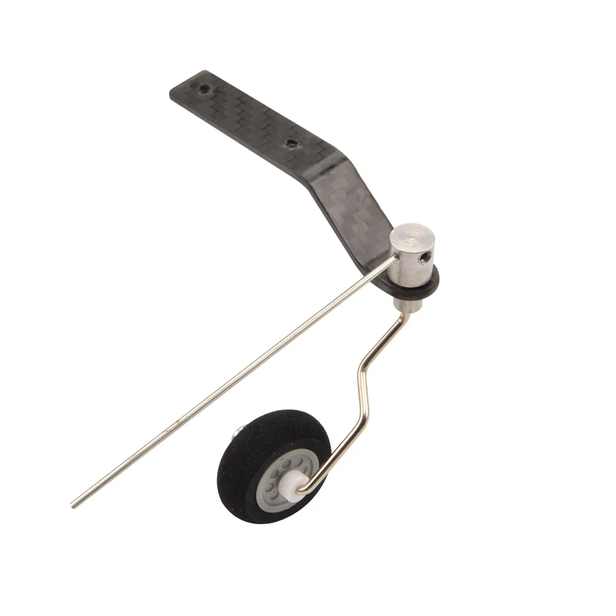 Carbon Fiber Tail Landing Gear Wheel Assembly Set For 50E RC Electric ...