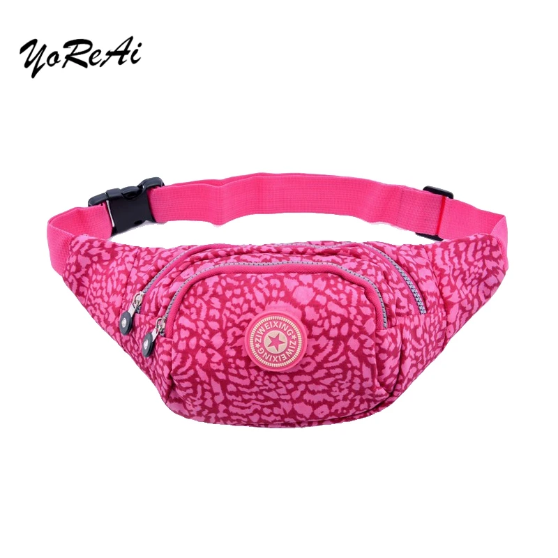 Printed-Running-Waist-Belt-Bag-Belly-Pouch-Woman-Jogging-Pack-Feni ...