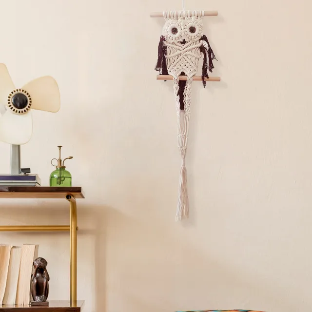 Hibou en Macramé | Boutique-Macrame.com