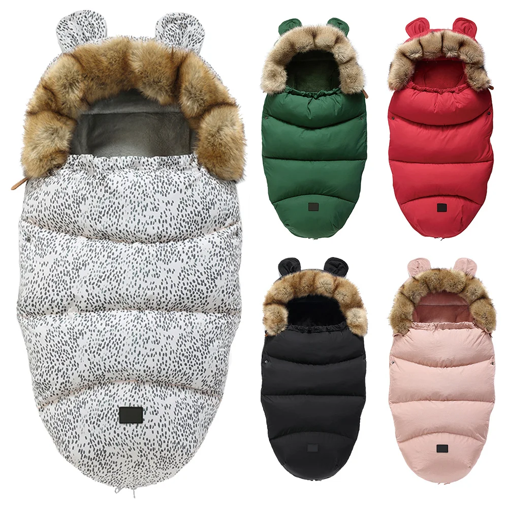 2021 Envelope Stroller Baby Sleeping Bag Winter Socks Sleep Bag ...