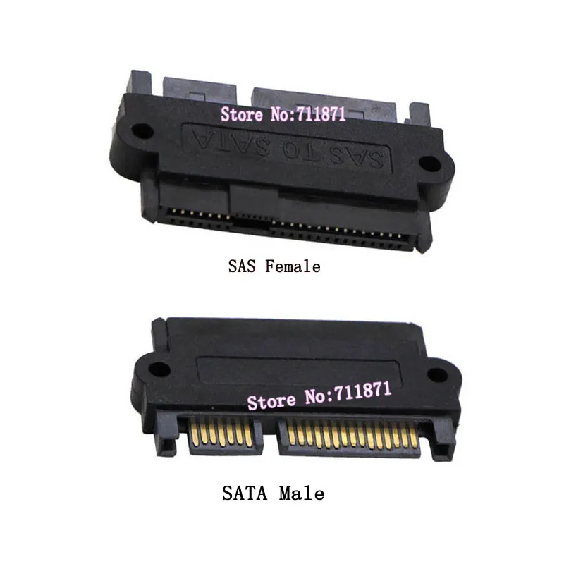 Conector SAS a SATA, adaptador SAS hembra a SATA macho, Junta ...