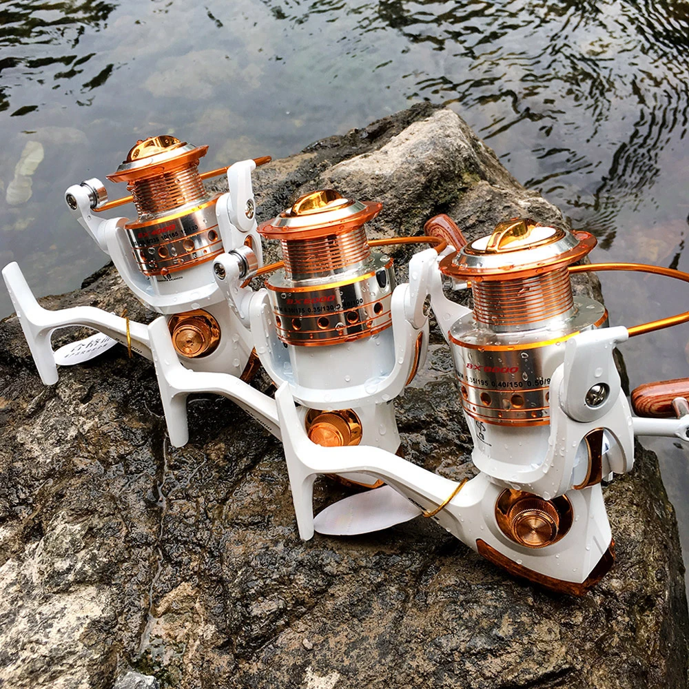 Spinning Fishing Reel 12bb + 1 Bearing Balls 500-9000 Series Metal Coil ...