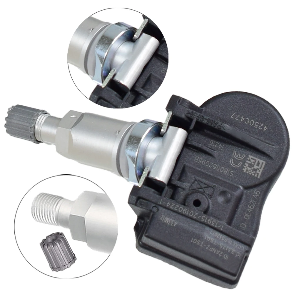 푸조 시트로엥 미쓰비시 4250C477 자동차 액세서리 용 433Mhz 타이어 압력 모니터링 센서 TPMS 센서, 1Pcs ...
