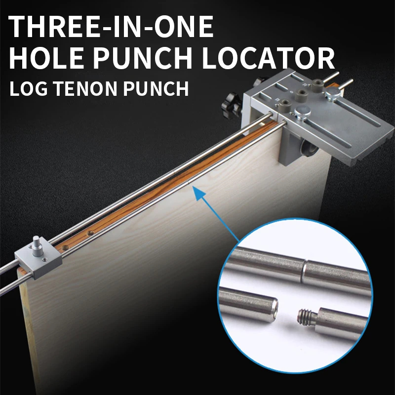 MD590 extended version three in one puncher, log tenon puncher, 60CM ...