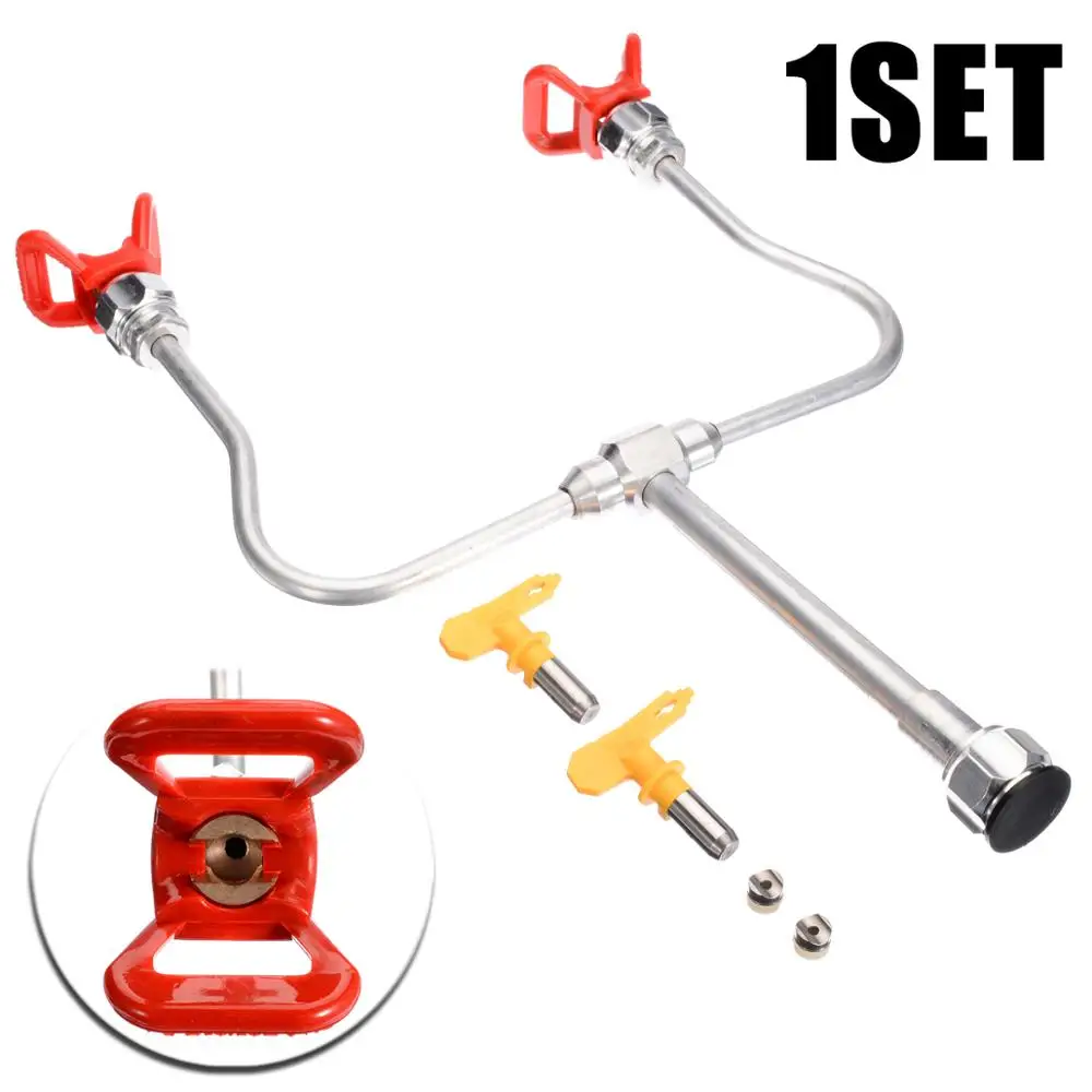 1pc-Professional-Spray-Gun-Lenghthened-Extension-Pole-Spray-Gun-Metal ...