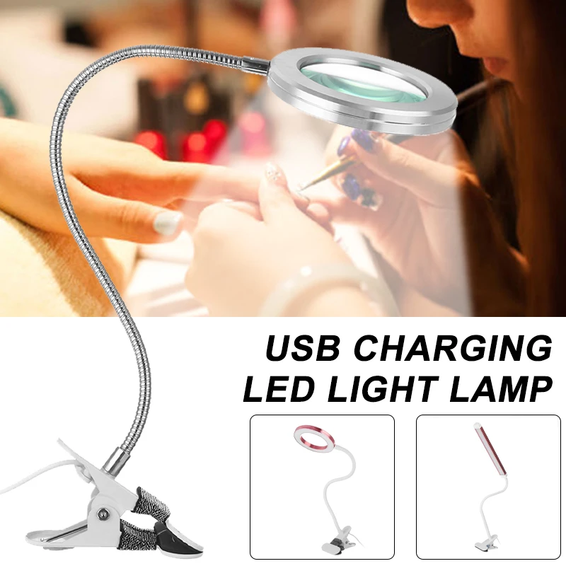 Magnifier-Nail-Beauty-Light-Tattoo-Clip-Light-USB-Table-Lamp-Flexo-LED ...