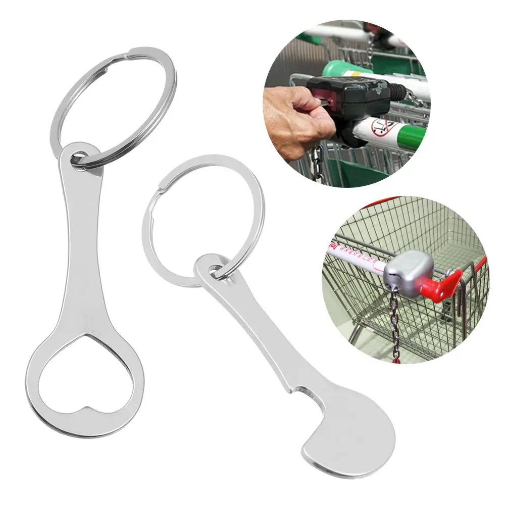 2-PCS-New-Shopping-Cart-Token-Metal-Keychain-Substitute-Coin-Key-Hook ...