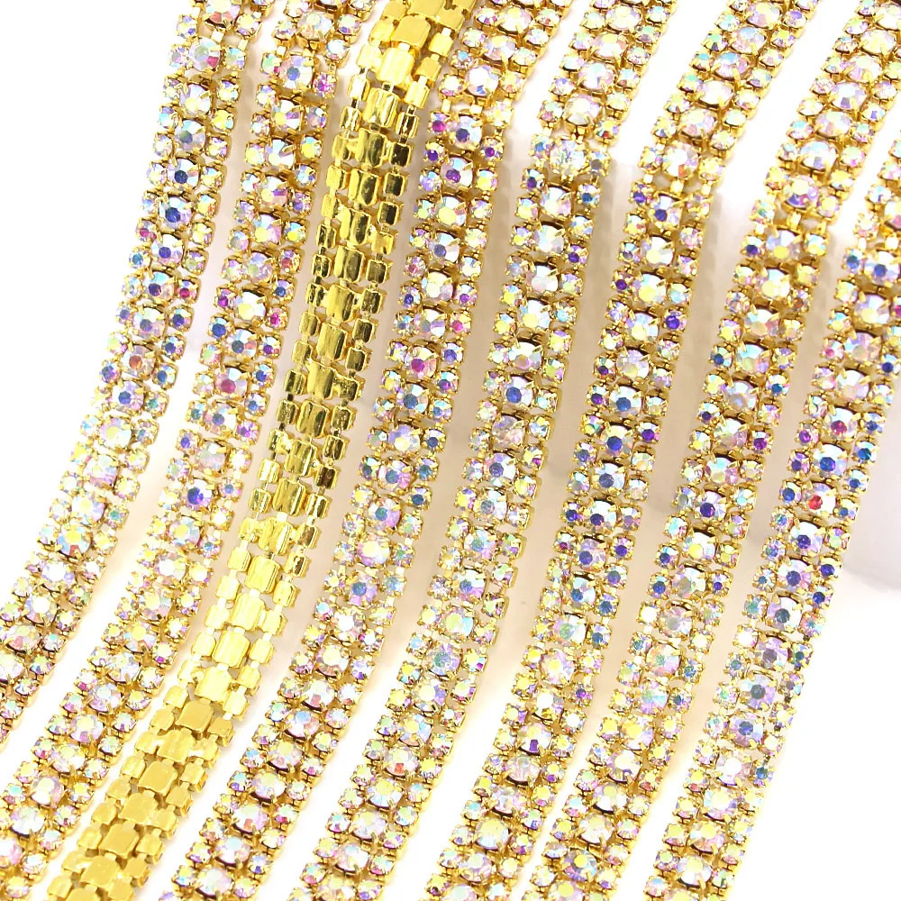 Rhinestones Rhinestone Trim | Sewing Rhinestone Ribbon | Rhinestones ...