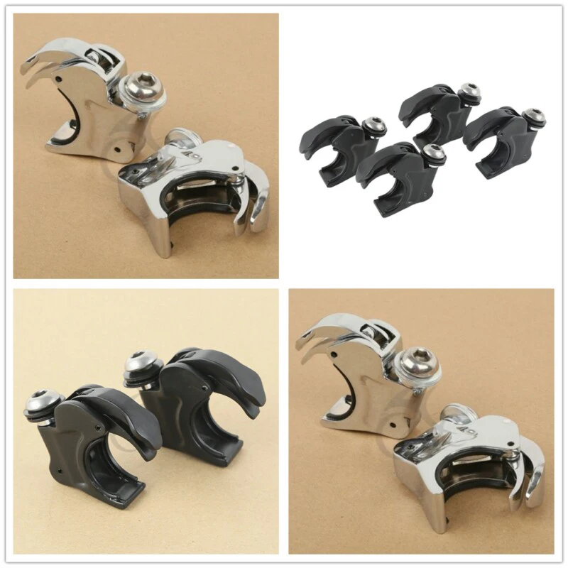 Motorcycle Quick Release Windshield Windsreen Clamps For Harley Dyna ...