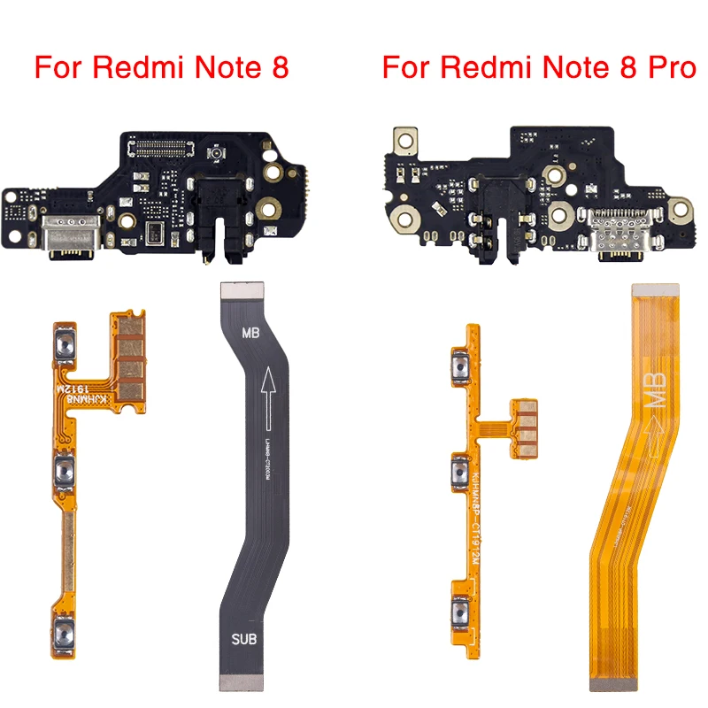 Puerto-de-carga-USB-para-Xiaomi-Redmi-Note-8-Pro-Conector-de-base ...