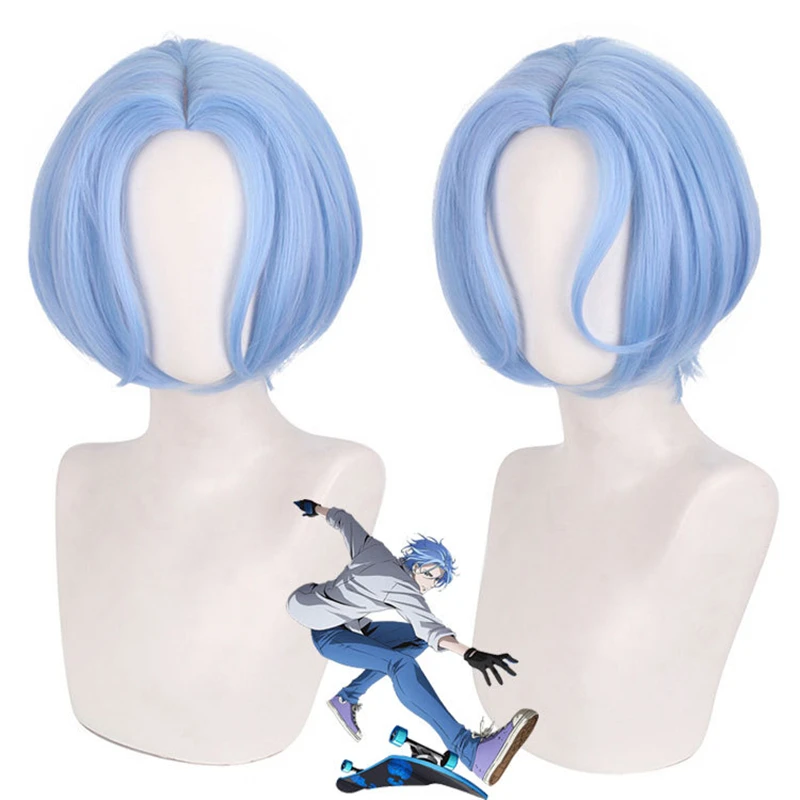 Cos Gift 35cm Anime SK8 the Infinity Langa Hasegawa Wig Cosplay Wigs ...